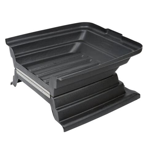 Rubbermaid 1 Cubic Yard Black Rotomolded Tilt Truck Trash Cart With