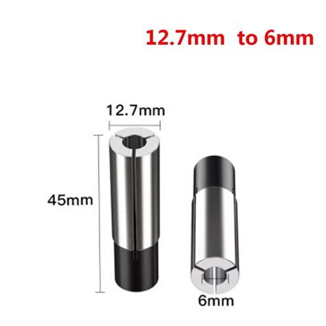 12 14 18 Collet Adaptor Shank Reducer Bit Cnc Spindle Router 46