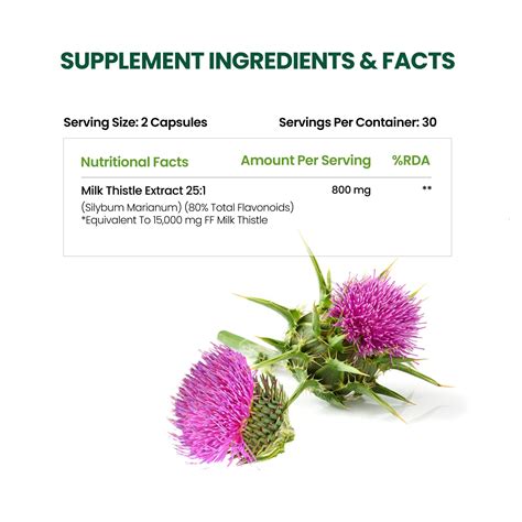 Vlados Himalayan Organics Milk Thistle Extract Detox Supplement For M