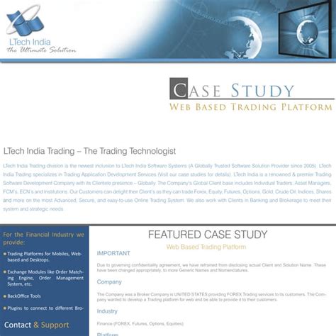 Web Based Trading Platform Pdf
