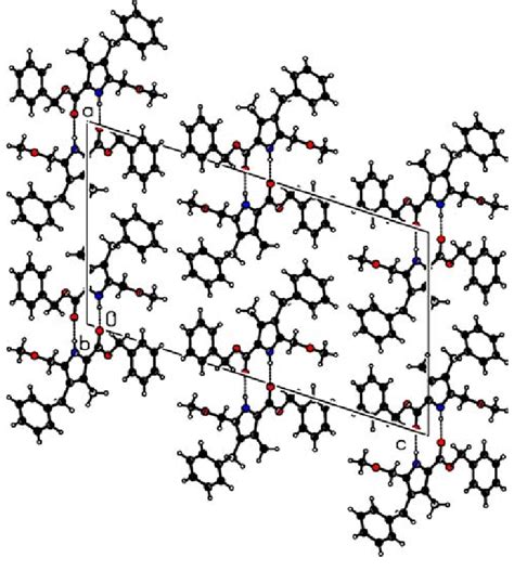 Packing Diagram Of The Title Compound Showing The Dimer Formation Download Scientific Diagram