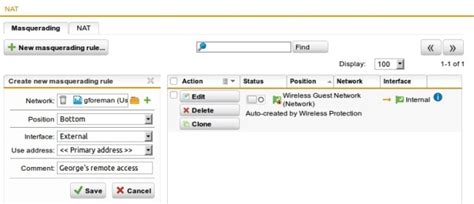 Create The Firewall And Masquerading Rules