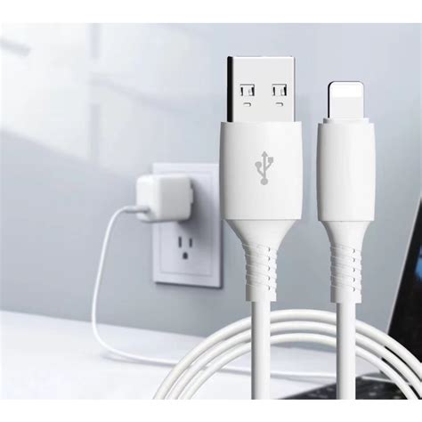 Cabo Usb Para Iphone Lightning 60cm Carregamento Rapido Shopee Brasil