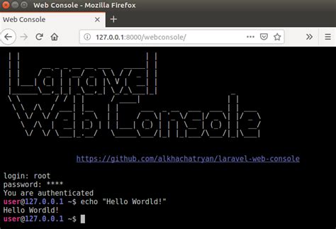 Alkhachatryanlaravel Web Console Packagist
