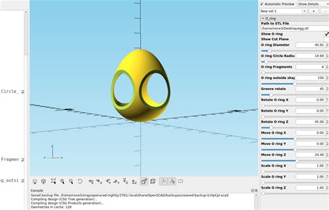 D Part Design With Inkscape And Openscad Making A Hollow Egg