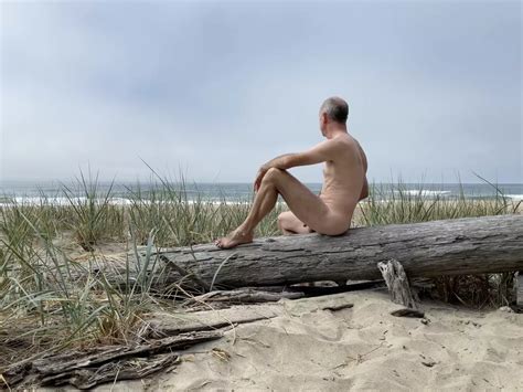 Naked Sitting On A Log Adventure Nudes GLAMOURHOUND