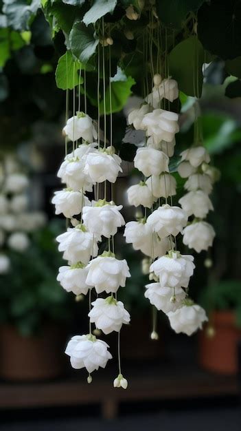 Premium Ai Image Lily Of The Valley Hanging Flowers