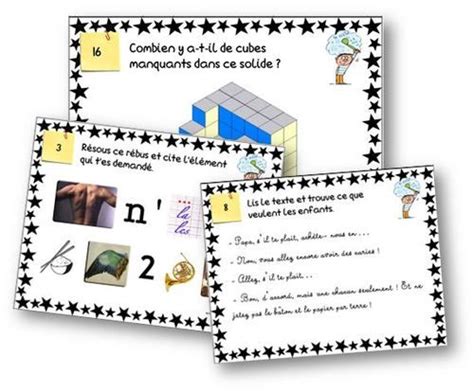 Petits défis de rentrée Classe Défis Rentrée scolaire