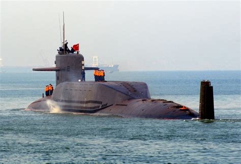 Chinese Type 094 Jin Class Nuclear Powered Ballistic Missile Submarines