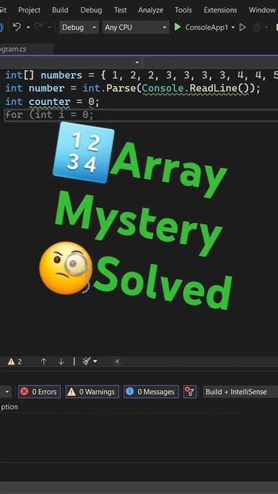 🔍 How Many Times Does It Appear C Array Trick Youtube