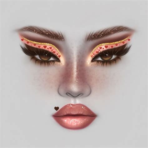 Heart Cute Makeup Look Sunartiste Eye Makeup Designs Graphic Makeup