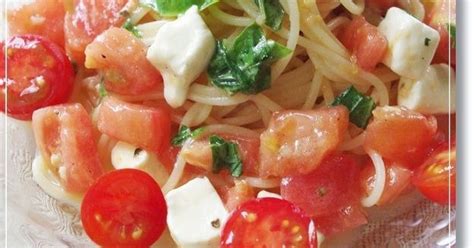 簡単！クリームチーズとトマトの冷製パスタ By Misacoco 【クックパッド】 簡単おいしいみんなのレシピが299万品