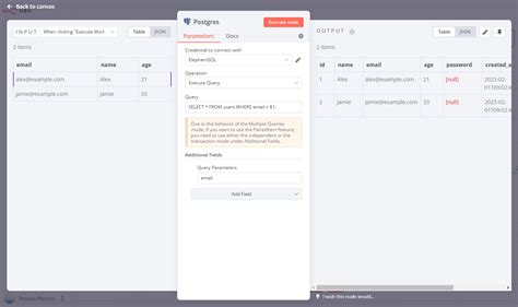 postgres n8n documentation