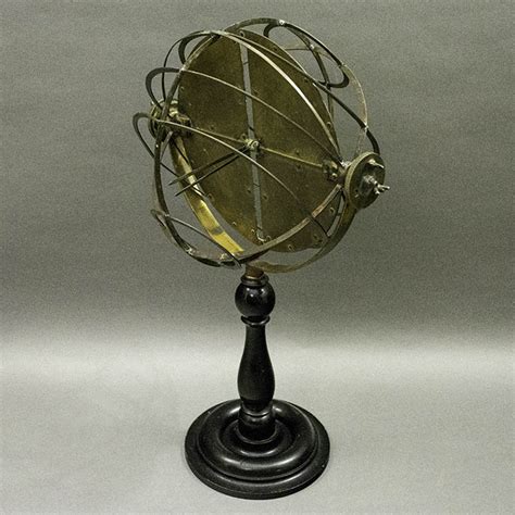 Globe Astronomy Armillary Sphere Celestial Brass Eastern European Early 20th Century