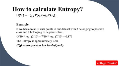 Entropy And Information Gain In Decision Tree Ppt