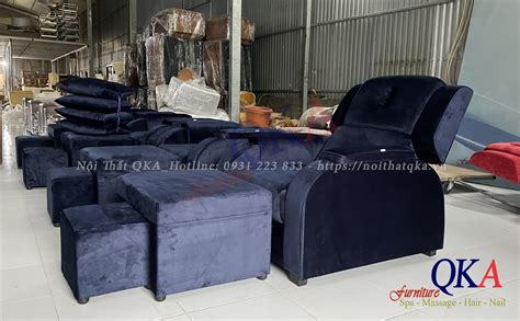 Đơn Ghế Massage Chân Nâng Hạ Thủy Lực Vừa Hoàn Thiện Cho Khách Hàng Tại