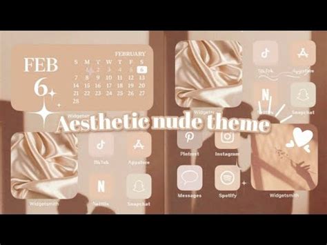 Aesthetic Nude Theme Make Your Android Homescreen Aesthetic YouTube