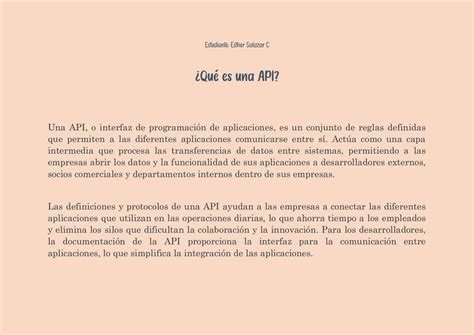 Qué es una API developer ishtar uDocz
