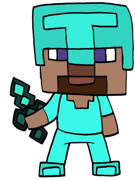 Dibujo De Minecraft Steve Minecraft Figura Steve