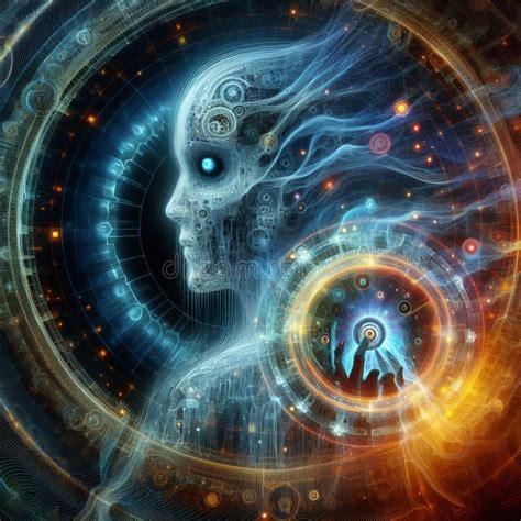 abstract ai accelerating workflow for office workers futuristic