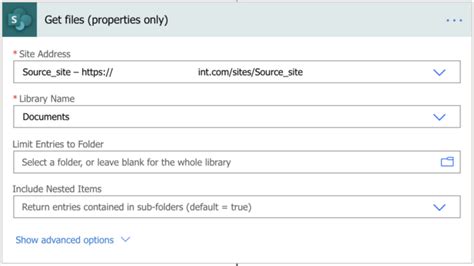 copy files between sharepoint libraries power automate