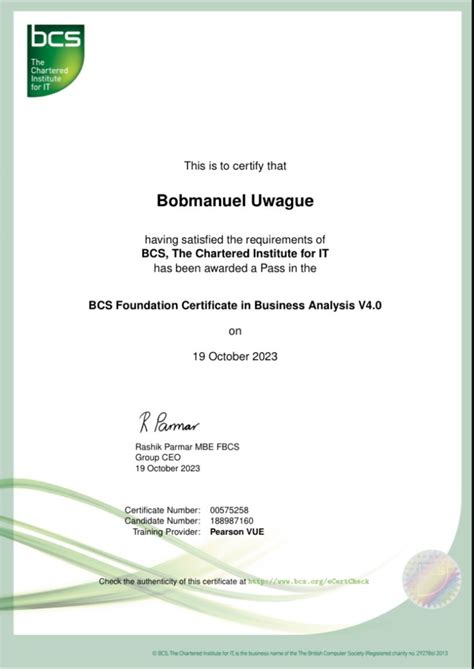 Bobmanuel Uwague Bcs Msc Bsc On Linkedin Im Happy To Share That