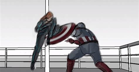 Watch Captain America Civil War Animatic Reveals Cut Battle Between