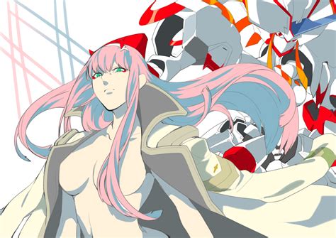 Zero Two And Strelizia Darling In The Franxx Drawn By Innfiniti