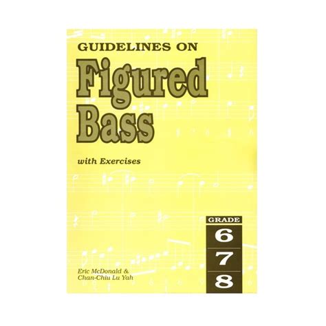 Guidelines On Figured Bass With Exercises Grade 6 8 Wagner Piano