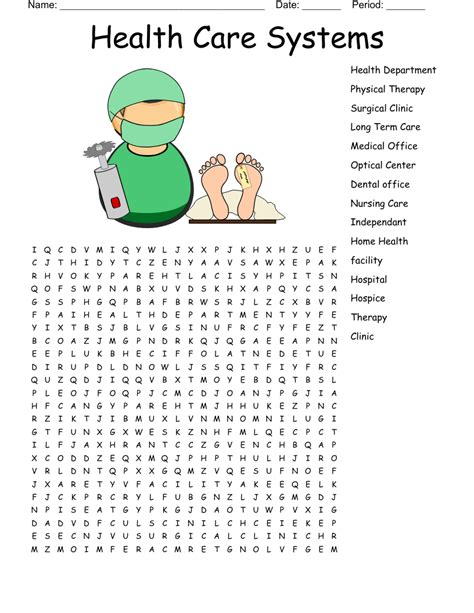 Hospital Week Crossword WordMint