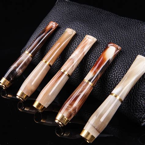 Держатель для сигарет из натурального коровьего рога | AliExpress