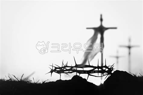 고난주간 가시면류관 십자가 예수그리스도 부활절 사진 이미지 일러스트 캘리그라피 Artin작가