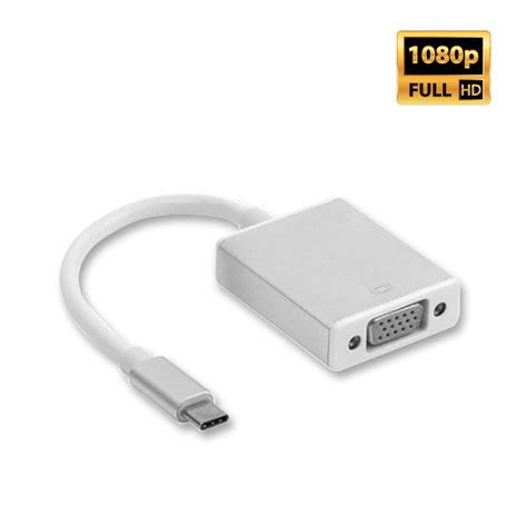 Usb Type C Plug To Vga Adapter Skulltech