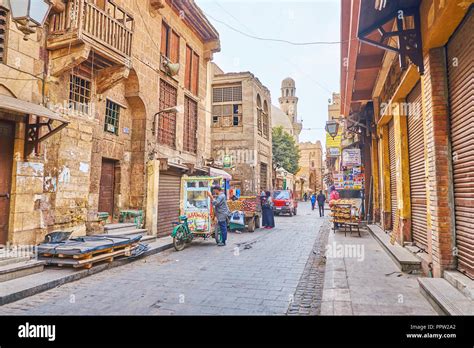 Cairo Egypt December The Small Street Food Stalls In