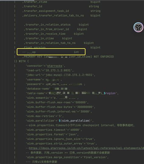 如何使用flink Sql 写入op字段删除数据 💬 Starrocks 用户问答 Starrocks中文社区论坛