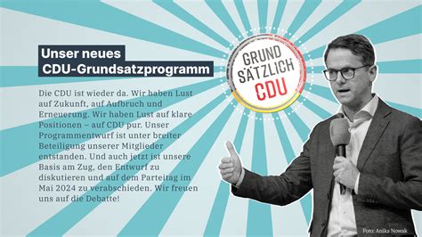 Das Neue Grundsatzprogramm Der Cdu Aktiv Mitgestalten