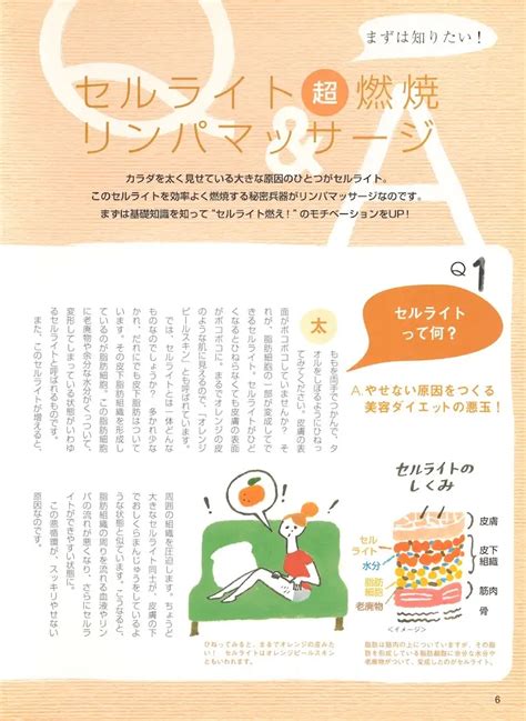 セルライト超燃焼 リンパマッサージ 決定版｜メディア紹介｜銀座ナチュラルタイム 銀座駅から徒歩1分の極上リンパマッサージ