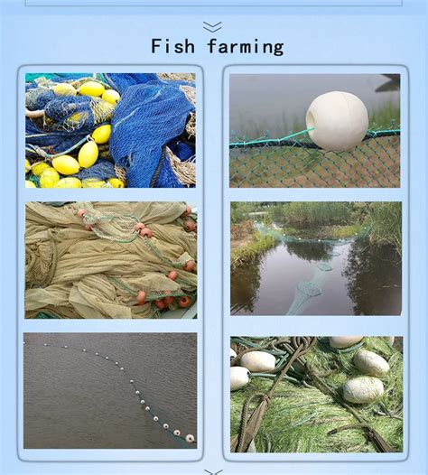 PVC Fishing Nets With Float Foam Plastic Buoy Marine Fishing Net Markers For Ocean Boat Fishing