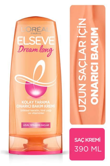 Loreal Paris Elseve Dream Long Kolay Tarama Saç Bakım Kremi 390ml