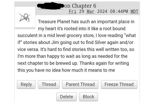 Got My First Comment On My Fanfic Rao3