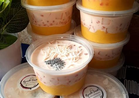 Resep Mango Sago Creamy Oleh Ummu Ryu Ra Cookpad