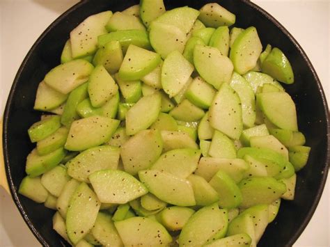 Simply Lovely Sauteed Chayote Squash Kitchen Frau Chayote Squash