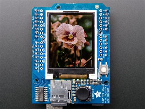 Adafruit 18 Color Tft Shield Wmicrosd And Joystick Australia