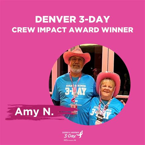 Meet Amy N Our 2023 Denver Crew Susan G Komen 3 Day