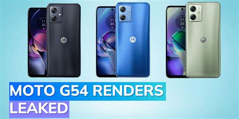 Moto G54 Leaks Official Press Renders Reveal New Colour Options And