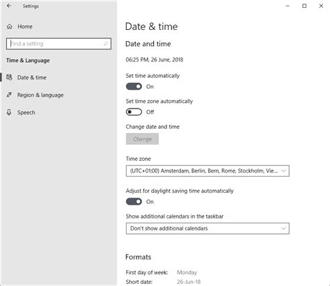 Regional And Language Options Windows 10