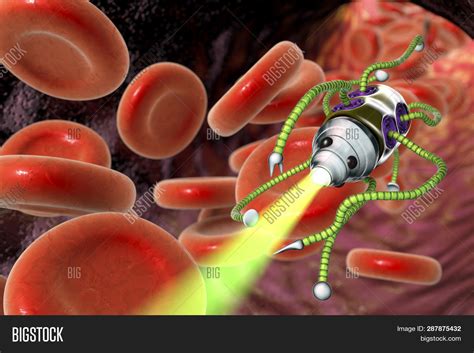 Nanobot Blood Image And Photo Free Trial Bigstock