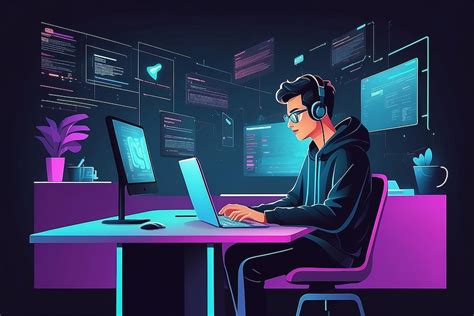 Premium Photo A Person Participating In A Virtual Hackathon Or Coding Challenge