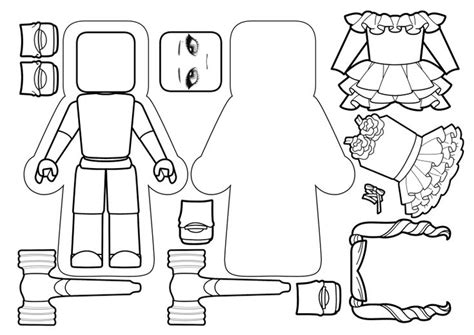 Paper Diy ️뉴진스and블랙핑크 로블록스 블라인드백 ️ 무료도안 무료배포 Paper Doll Template Cute Easy Doodles Scrapbook