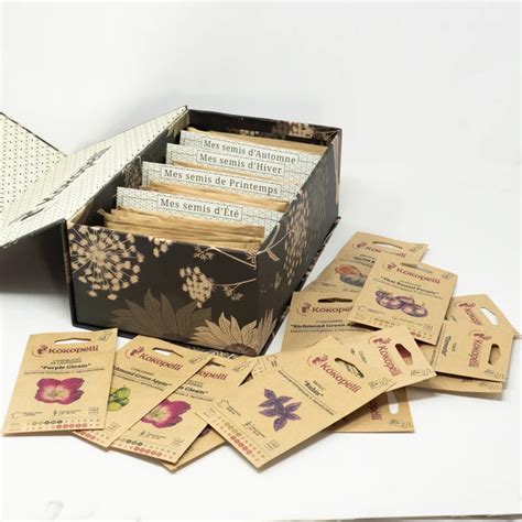 Heirloom Seed Box Goran Le Permaculteur Seeds Boxes Organic Seeds